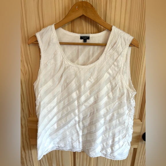 Talbots | Tops | Talbots Cotton Crisp White Tank Size 4 | Poshmark